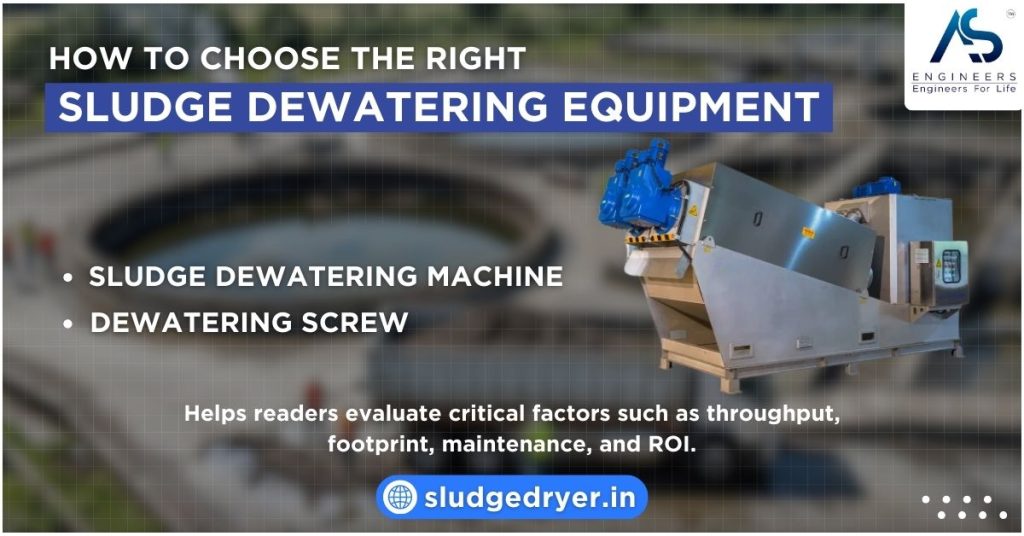 How to Choose the Right Sludge Dewatering Equipment